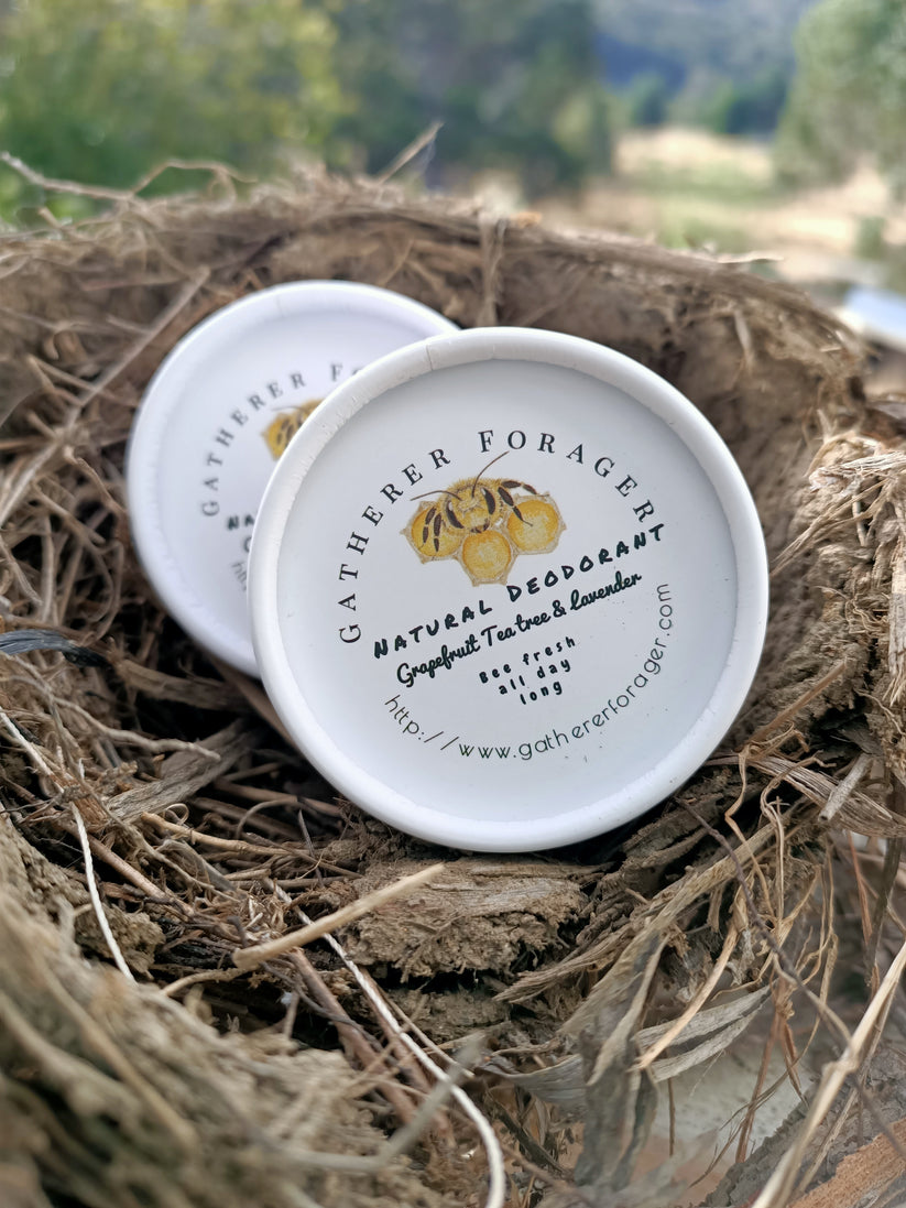 Natural Deodorant balm Zero waste Australia – Gatherer Forager